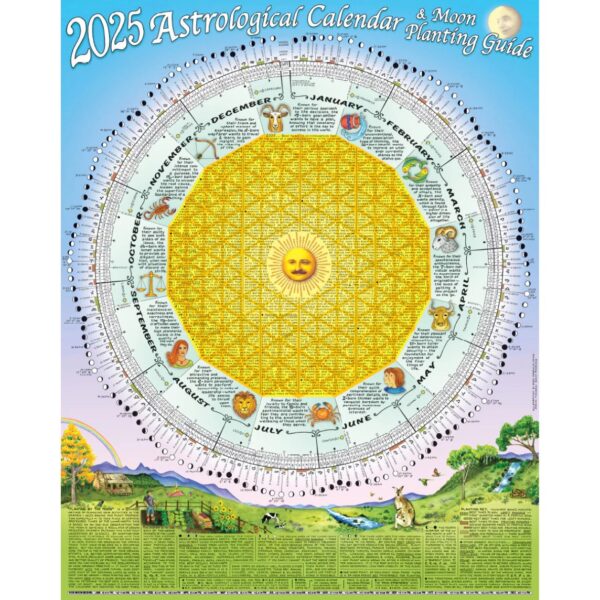 2025 Astological Calendar Moon Planting calendar - Enviromart - Enviromart